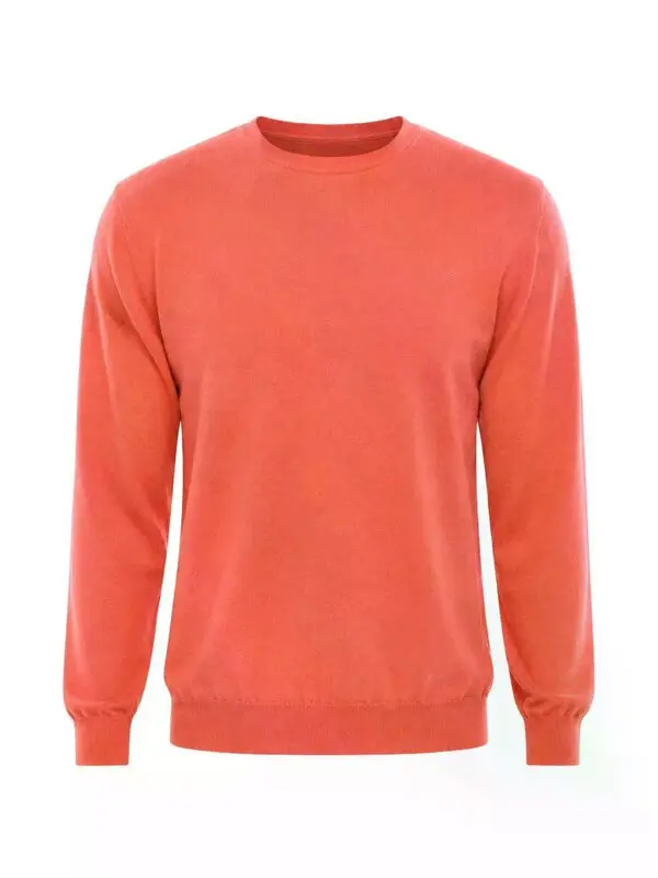 Malo Crew Neck Fine-knit Wool Top