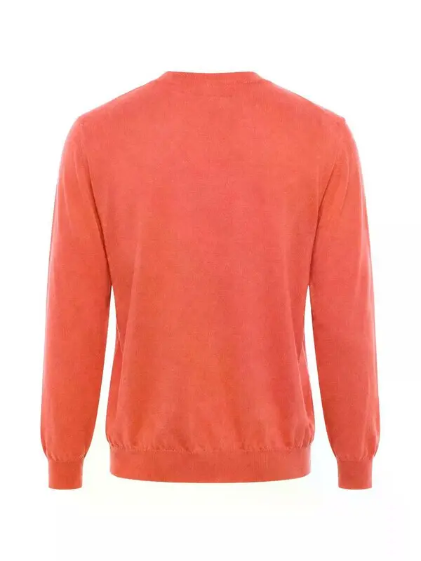 Malo Crew Neck Fine-knit Wool Top