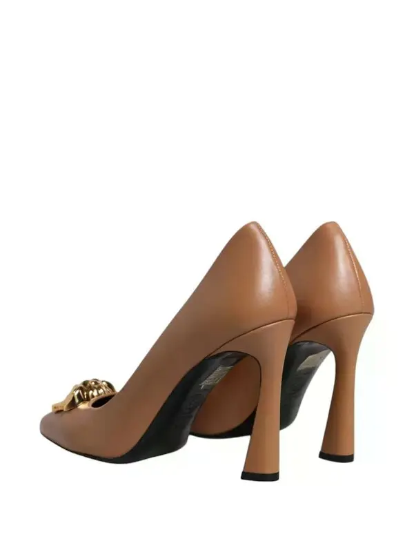 Versace Medusa Plaque Pointed-toe Pumps
