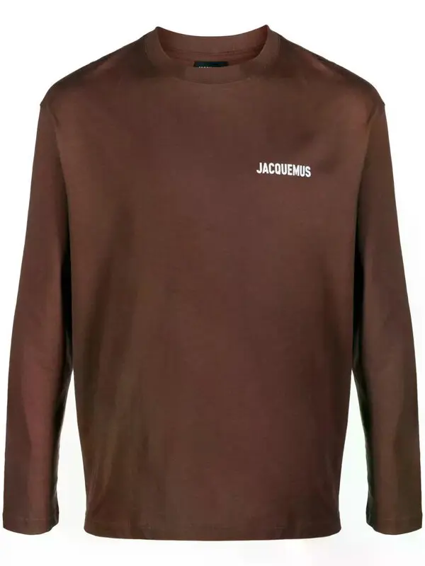 Jacquemus Long Sleeve T-shirt With Logo Print