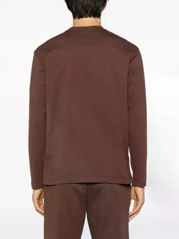Jacquemus Long Sleeve T-shirt With Logo Print