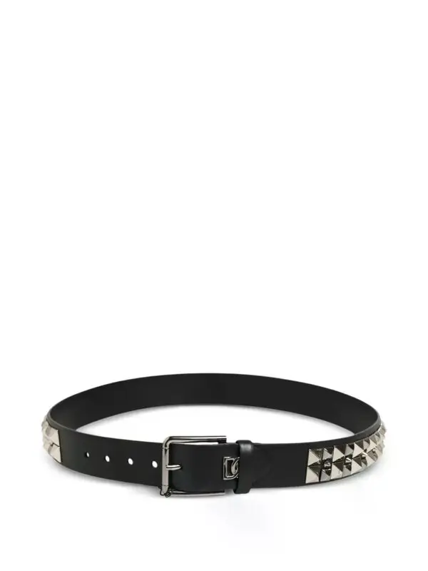 Dolce & Gabbana Studded Leather Belt