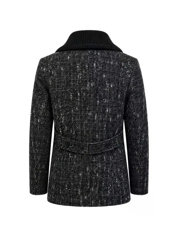 Dolce & Gabbana Speckled Double-breasted Coat