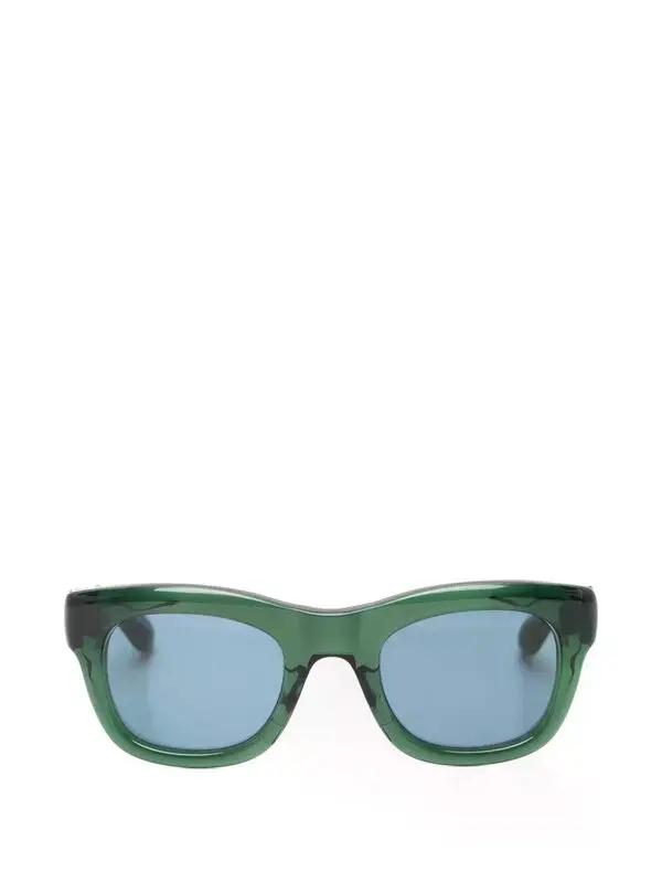 Matsuda Square Frame Sunglasses - Green