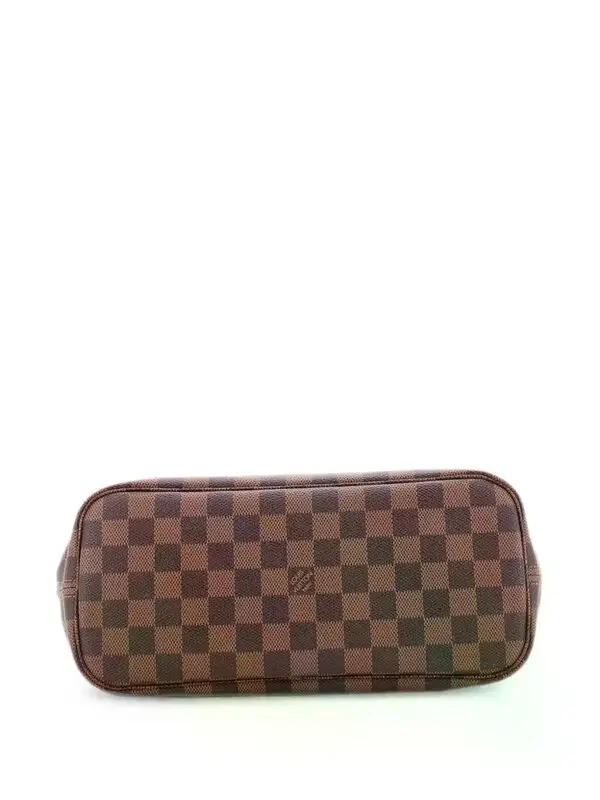 LOUIS VUITTON Neverfull Damier Pm Tote Bag - Brown