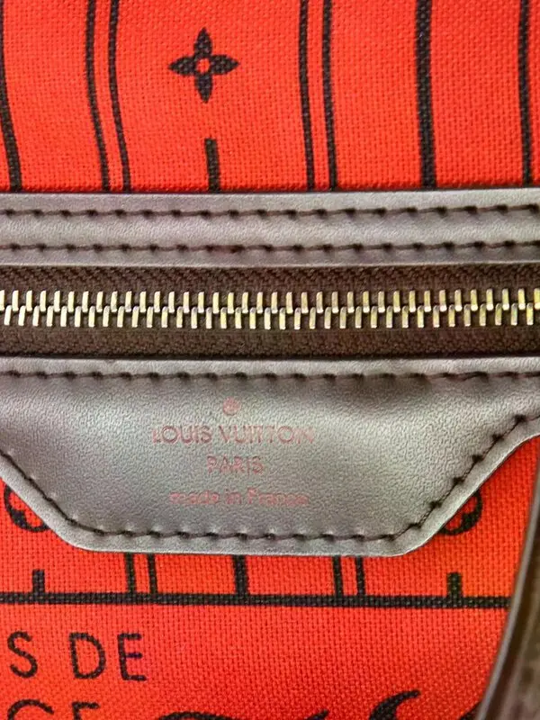 LOUIS VUITTON Neverfull Damier Pm Tote Bag - Brown