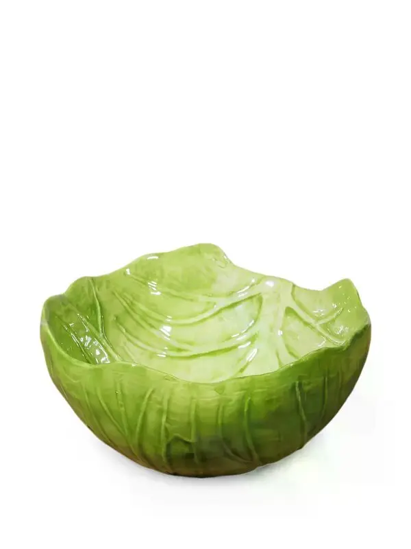 CU I SEEYOU Cabbage-leaf-effect Bowl - Green