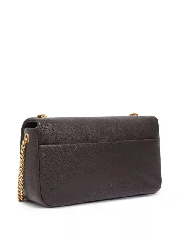 Pinko Love Birds Leather Shoulder Bag