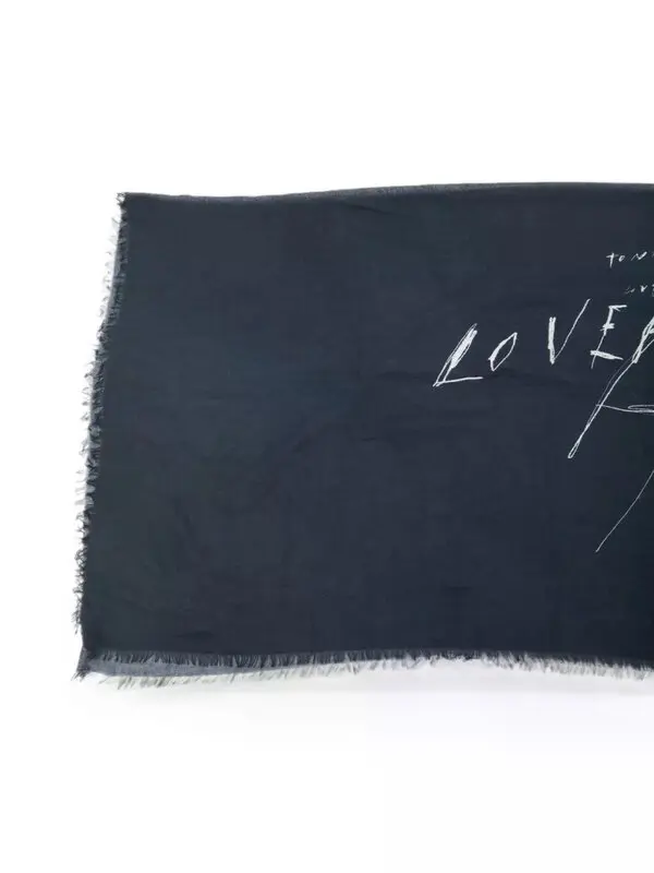 ANN DEMEULEMEESTER Vesta Lovers-print Scarf