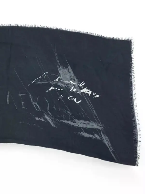 ANN DEMEULEMEESTER Vesta Lovers-print Scarf