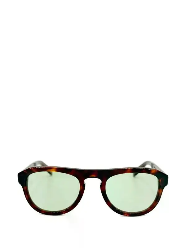 YELLOWS PLUS Parker Tortoiseshell-effect Pilot Sunglasses