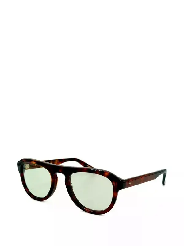 YELLOWS PLUS Parker Tortoiseshell-effect Pilot Sunglasses