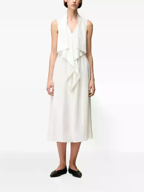 RETORI Retrofdraped Sleeveless Midi Dress