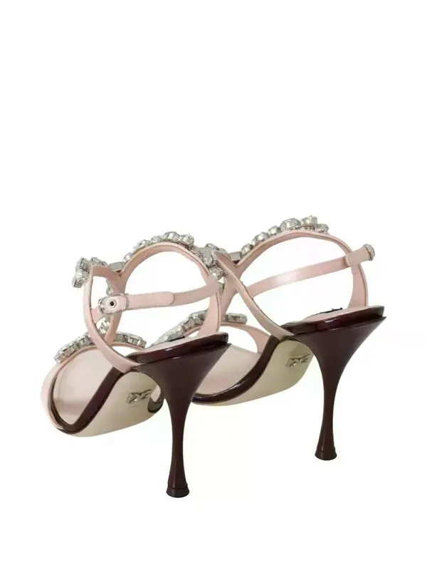 Dolce & Gabbana Keira Crystal-embellished Slingback Sandals