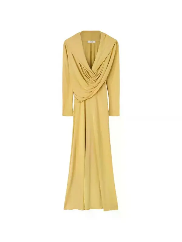RETORI Retrofdraped Hooded Maxi Dress