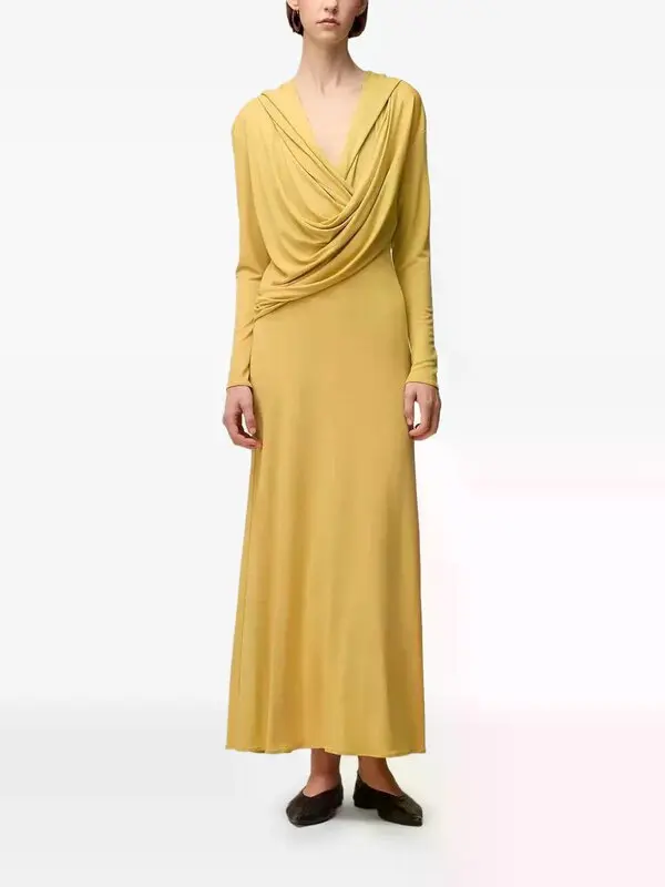 RETORI Retrofdraped Hooded Maxi Dress