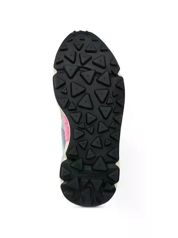 FLOWER MOUNTAIN Yamano 3 Paneled Sneakers - Neutrals