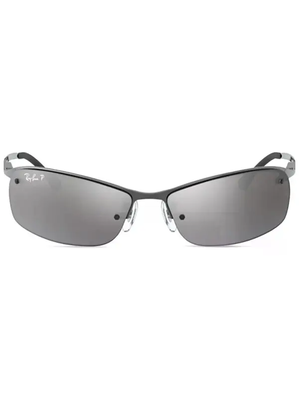 Ray-ban Oval Frame Sunglasses - Silver