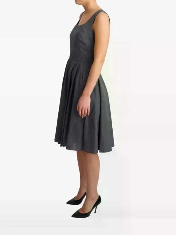Dolce & Gabbana Sleeveless Scoop Neck Midi Dress