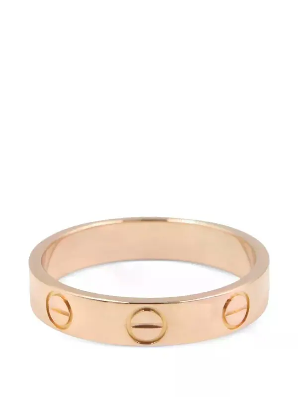 Cartier 18k Rose Gold Love Ring - Pink