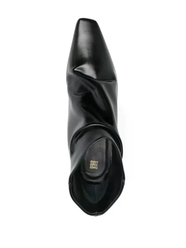 TOTEME Leather Ankle Boots