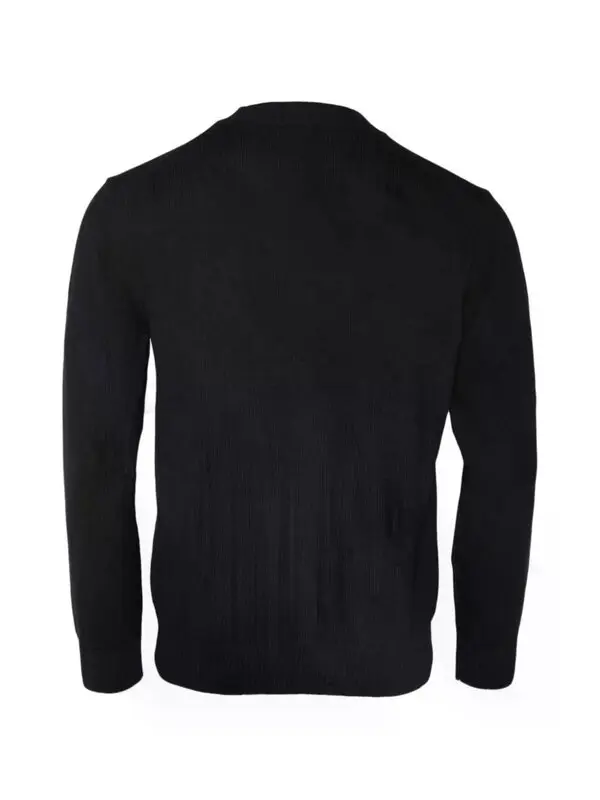 Versace Medusa Embroidered Crew Neck Sweater