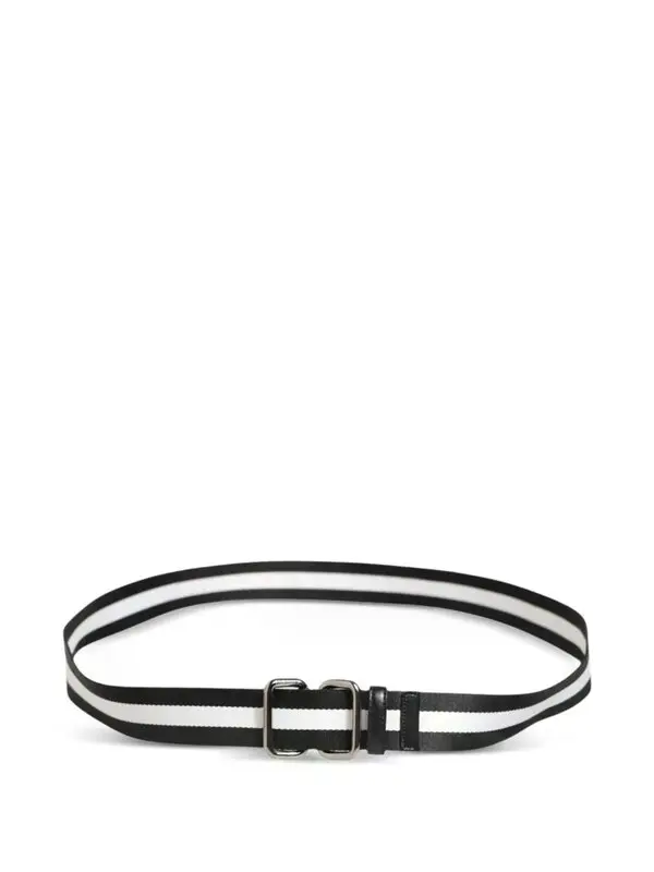 Dolce & Gabbana Striped Logo-print Belt