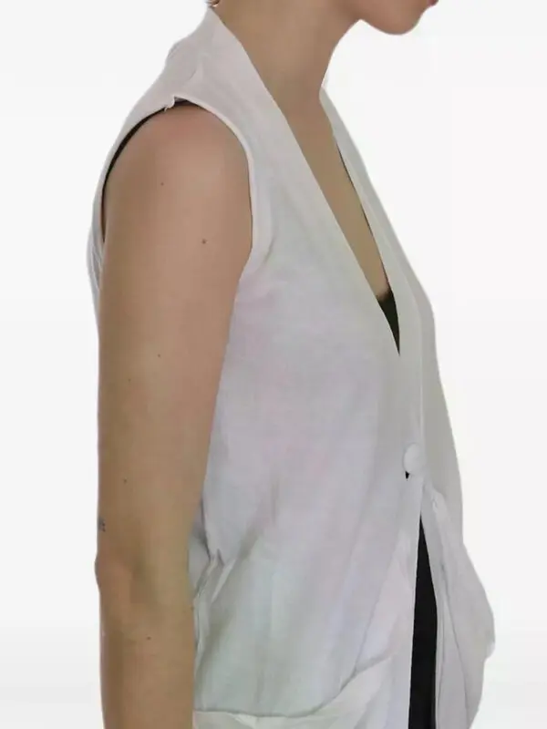 PINK MEMORIES Sleeveless V-neck Gilet