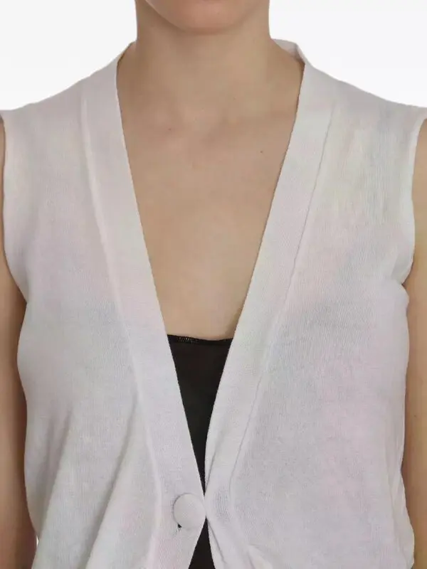PINK MEMORIES Sleeveless V-neck Gilet