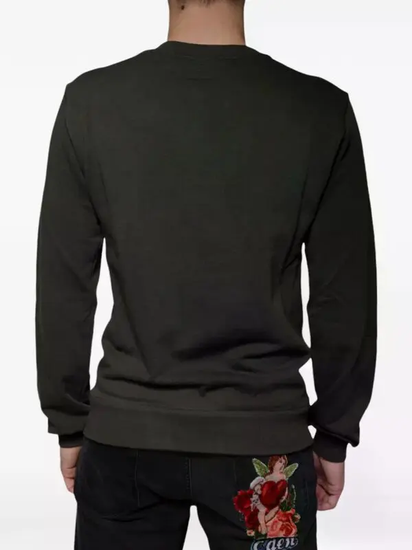 Dolce & Gabbana Dg Crown Embroidered Crewneck Sweatshirt