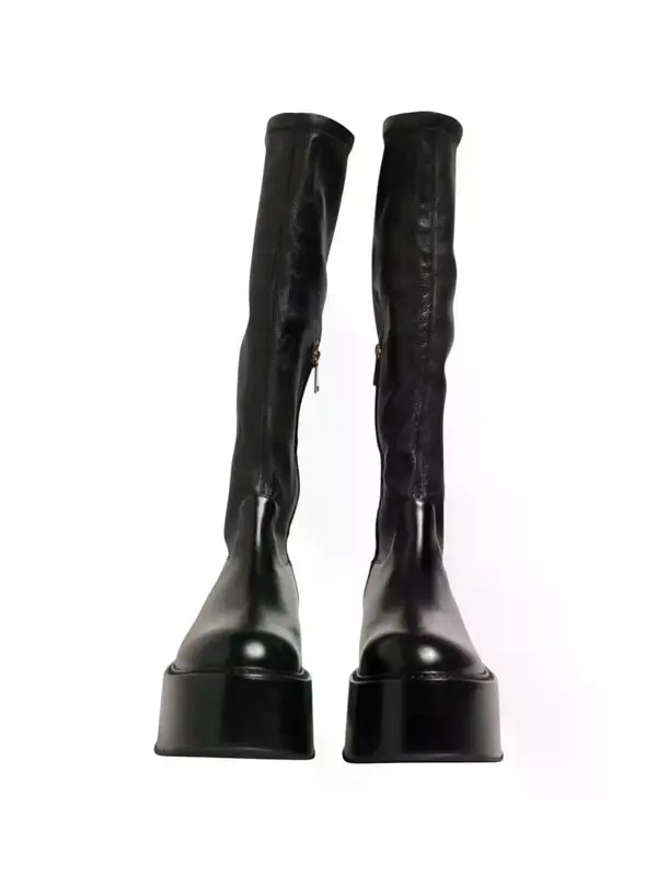 Dolce & Gabbana Leather Platform Boots