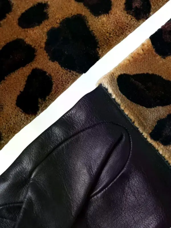 Dolce & Gabbana Leopard-print Panelled Elbow-length Gloves
