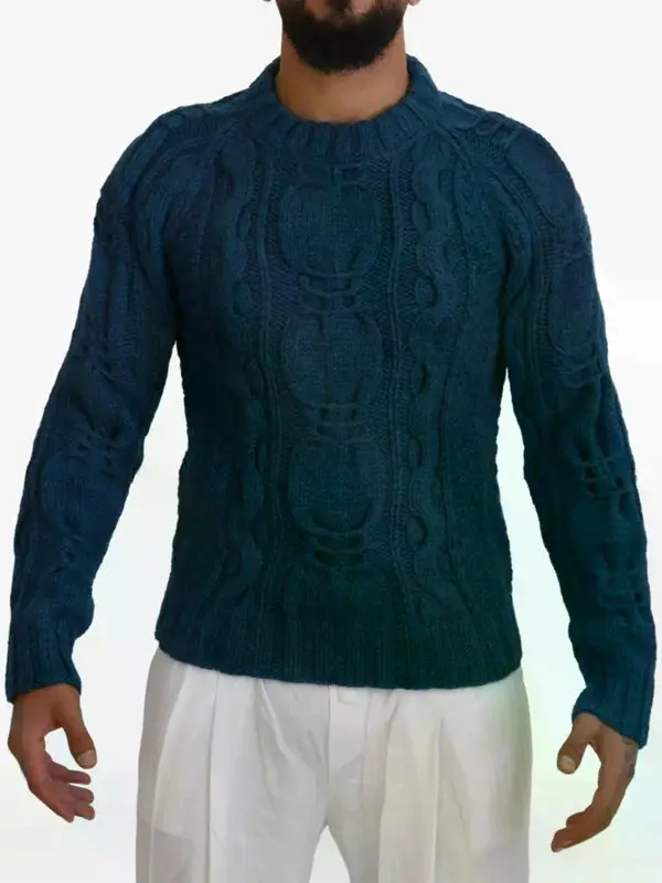 Dolce & Gabbana Cable-knit Wool Sweater