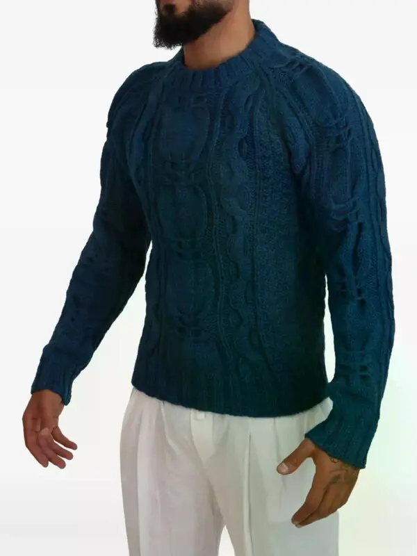 Dolce & Gabbana Cable-knit Wool Sweater