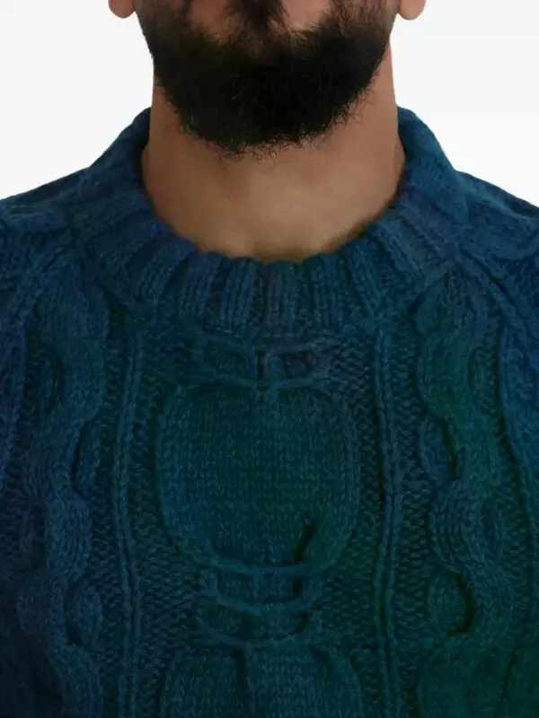 Dolce & Gabbana Cable-knit Wool Sweater