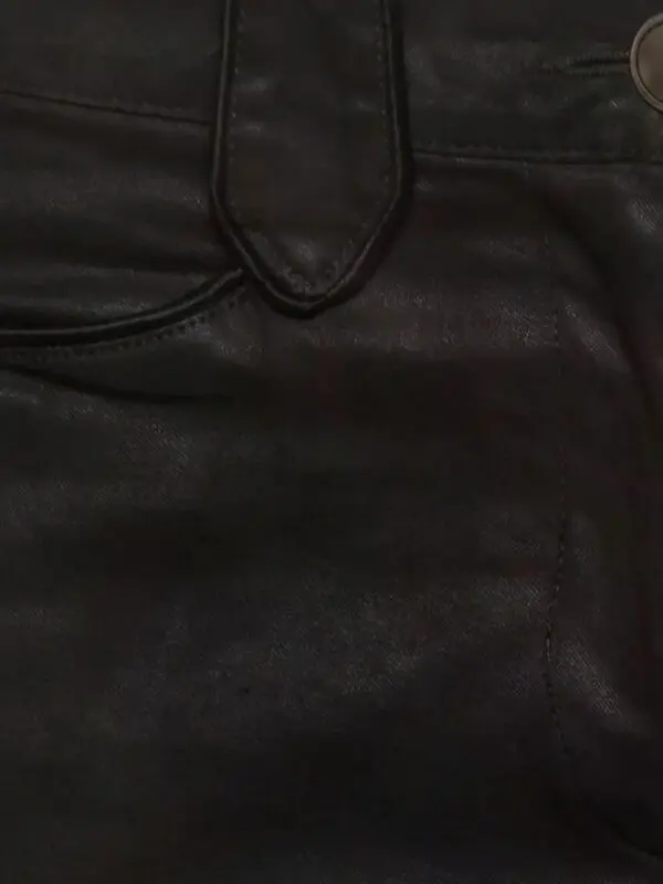 Isabel Marant Étoile Lace-up Coated Skinny Jeans