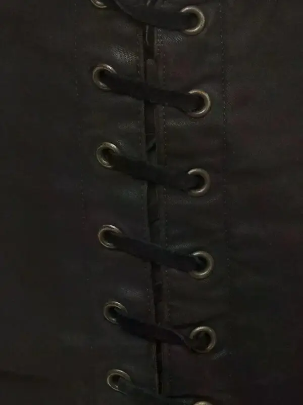 Isabel Marant Étoile Lace-up Coated Skinny Jeans
