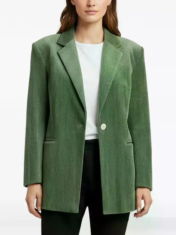 Sandro Long-sleeved Corduroy Blazer