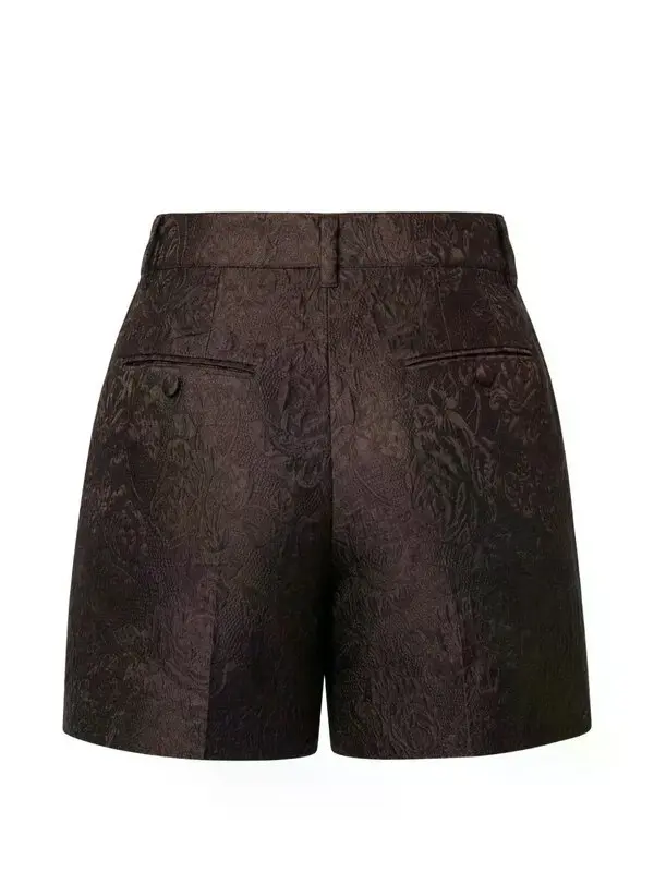 Dolce & Gabbana Floral Brocade Shorts