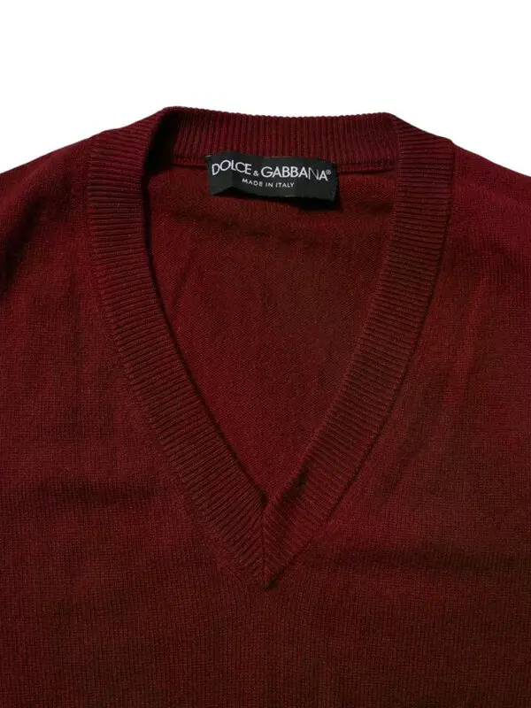 Dolce & Gabbana V-neck Knit Sweater