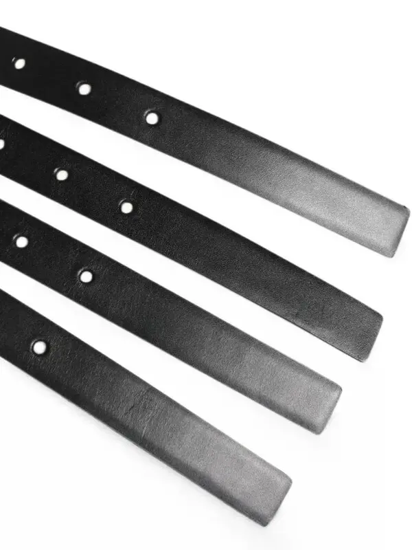 Dolce & Gabbana Multi-buckle Leather Belt