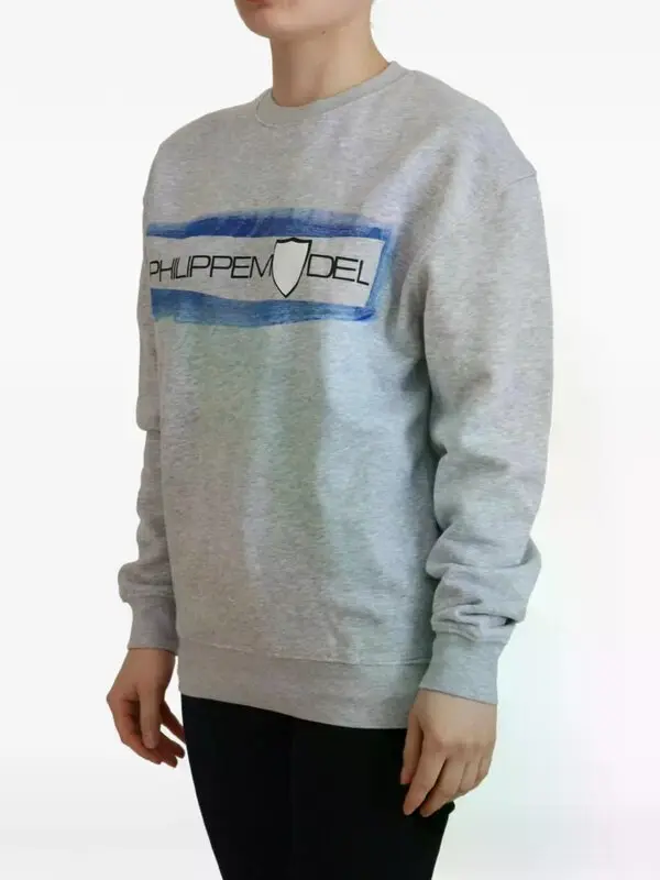 Philippe Model Logo Print Crewneck Sweatshirt