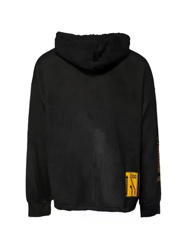 Dolce & Gabbana Graphic Print Cotton Hoodie