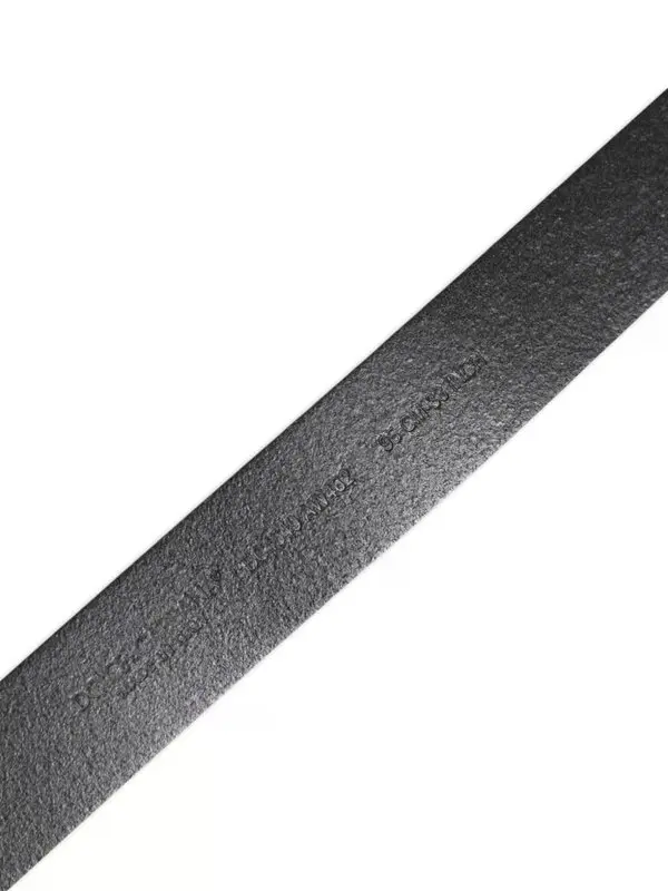 Dolce & Gabbana Leather Belt With Silver-tone Buckle