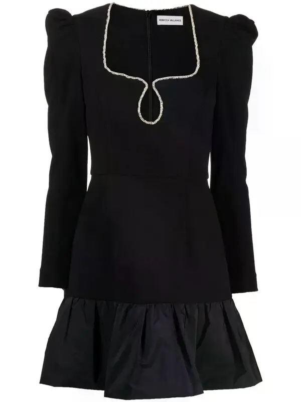 Rebecca Vallance Katie" Long-sleeve Embellished Minidress