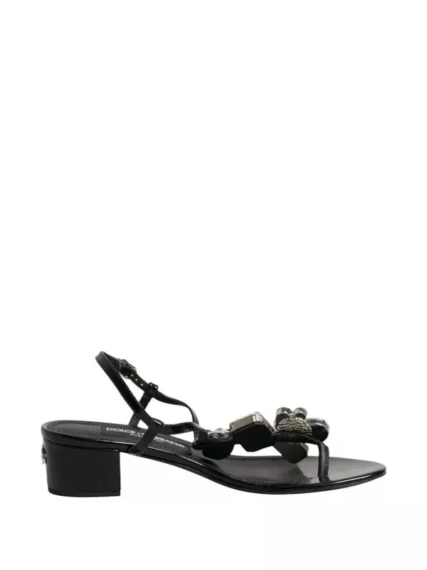Dolce & Gabbana Crystal-embellished Ankle Strap Sandals