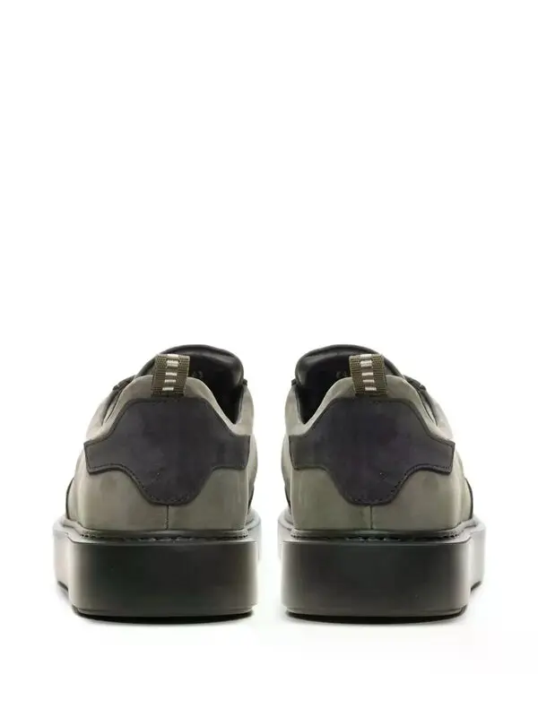 POCHE PARIS Lace-up Panelled Sneakers