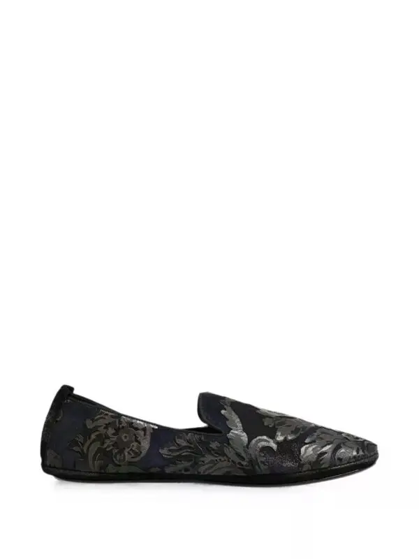 Dolce & Gabbana Floral Jacquard Loafers