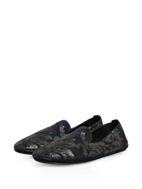 Dolce & Gabbana Floral Jacquard Loafers