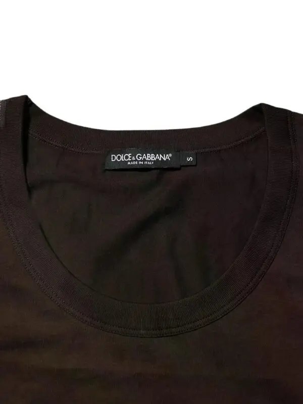 Dolce & Gabbana Sleeveless Round-neck Tank Top